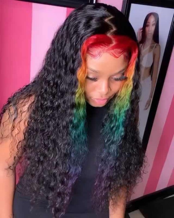 Magic Love Human Virgin Hair Ombre Pre Plucked Lace Front Wig And Full